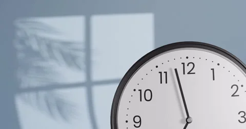 Animation of fast moving hands on clock ... | Stock Video | Pond5