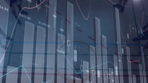 Animation of financial data processing o... | Stock Video | Pond5