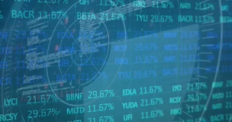 Animation of financial graphs and data o... | Stock Video | Pond5