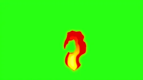 Animation fire effect with motion blur o... | Stock Video | Pond5