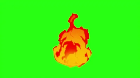 Animation fire effect with motion blur o... | Stock Video | Pond5