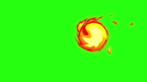 Animation fire on green screen backgroun... | Stock Video | Pond5