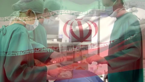 Animation of flag of iran waving over su... | Stock Video | Pond5
