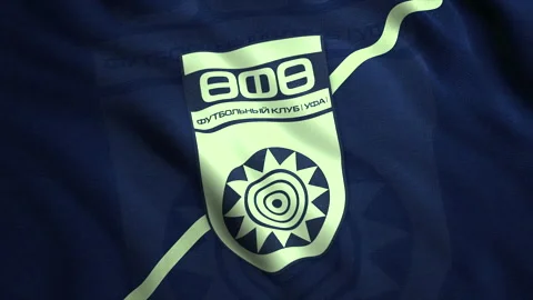 Animation of flag with logo of football ... | Stock Video | Pond5