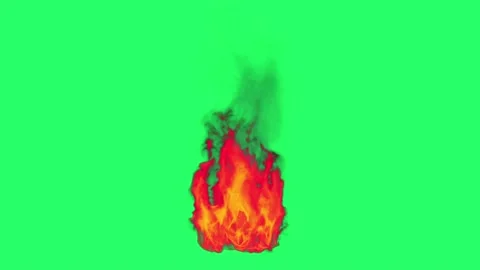 Animation flames fire bombs effects isol... | Stock Video | Pond5