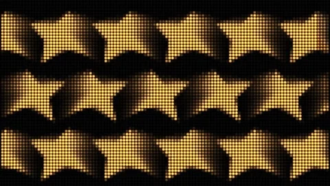 Animation of flashing light bulbs on led... | Stock Video | Pond5