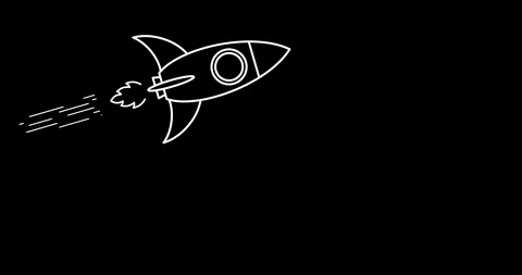 Rocket Outline Stock Footage ~ Royalty Free Stock Videos | Pond5