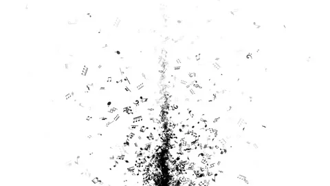 Music Notes Animation Stock Video Footage | Royalty Free Music Notes ...