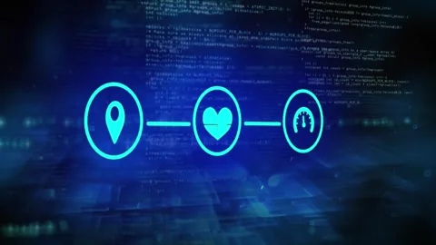 Animation of flow chart of icons with le... | Stock Video | Pond5