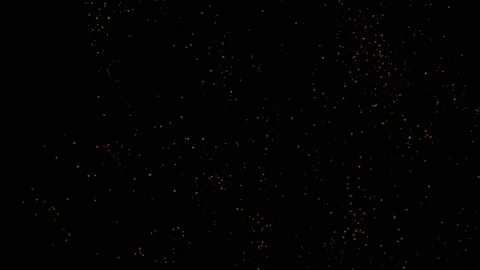 Animation of flying spark particles isol... | Stock Video | Pond5