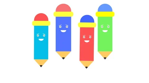 Colored Pencil Animation Stock Videos – Royalty-Free HD & 4K Videos