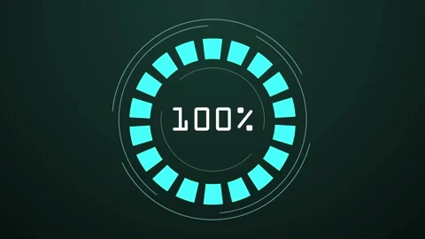 Animation Of Futuristic Loading Transfer... | Stock Video | Pond5