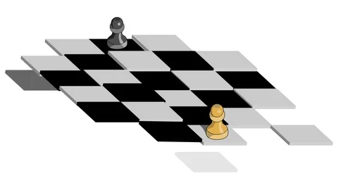 Animation of the game of chess, video wi... | Stock Video | Pond5