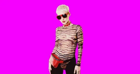 Animation gif design. Clubbing party mod... | Stock Video | Pond5