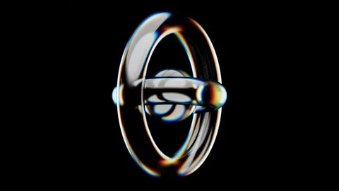 Animation of glass 3D figures with the e... | Stock Video | Pond5