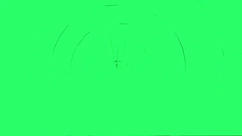 Animation glass is breaking isolate on g... | Stock Video | Pond5