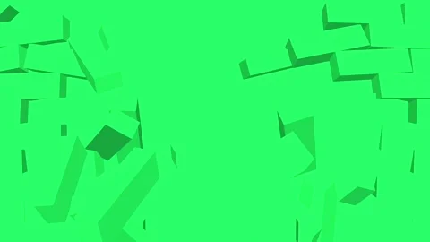 Animation glass is breaking isolate on g... | Stock Video | Pond5