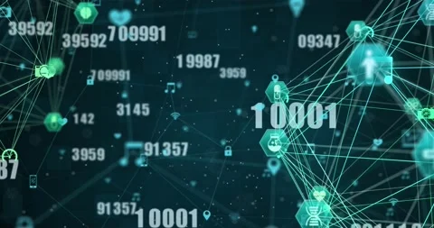 Animation of globe of network of connect... | Stock Video | Pond5