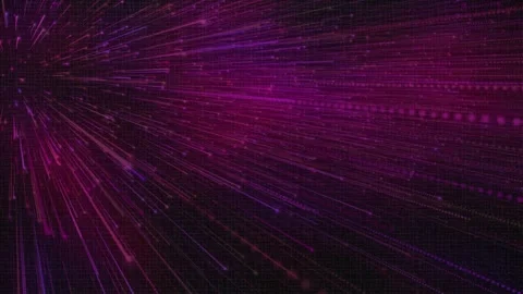 Animation of glowing purple particles mo... | Stock Video | Pond5