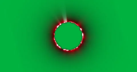 Animation of glowing red circle over tra... | Stock Video | Pond5