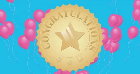 Animation of gold medal with star and co... | Stock Video | Pond5