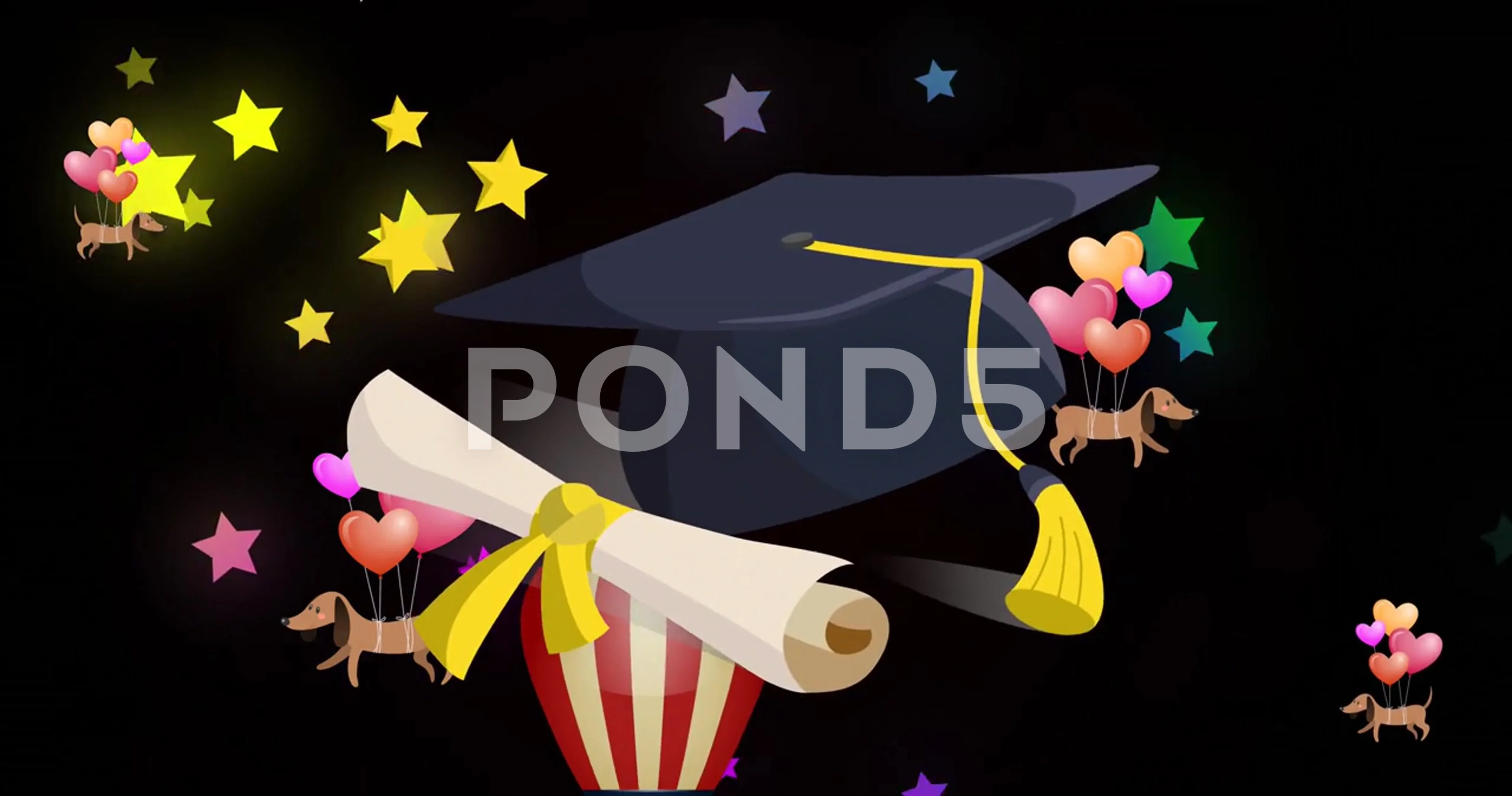 Animated Graduation Backgrounds