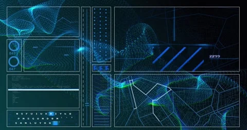 Animation of graph, computer language, l... | Stock Video | Pond5