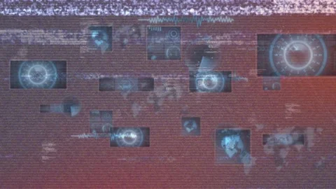 Animation of graphical infographic inter... | Stock Video | Pond5