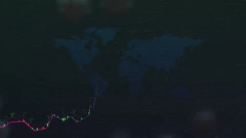 Animation of graphs and virus infected b... | Stock Video | Pond5