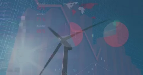 Animation of graphs, charts with data pr... | Stock Video | Pond5