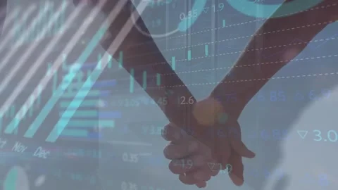 Animation of graphs, globe and trading b... | Stock Video | Pond5