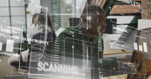 Animation of graphs, map, loading bars, ... | Stock Video | Pond5