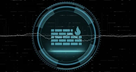 Animation of graphs over cyber security ... | Stock Video | Pond5