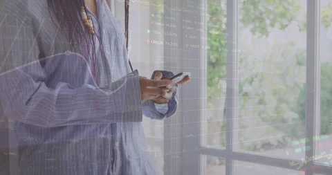 Animation of graphs, trading boards over... | Stock Video | Pond5