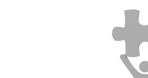 Animation of gray stick figure holding g... | Stock Video | Pond5