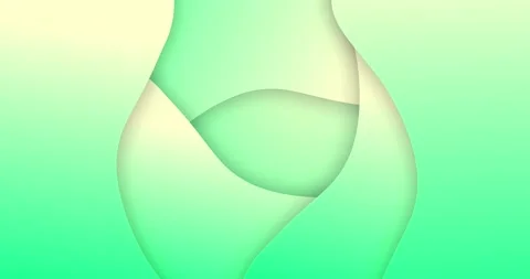 Animation of green gradient lines waving... | Stock Video | Pond5