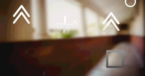 Animation of grey and white line shapes ... | Stock Video | Pond5