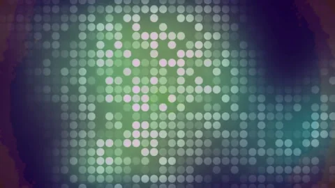 Animation of grid of circular lights pul... | Stock Video | Pond5