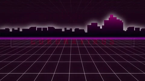 Animation of grid pattern and 3d model o... | Stock Video | Pond5