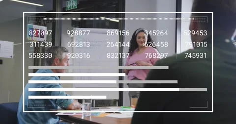 Animation of growing numbers, loading ba... | Stock Video | Pond5