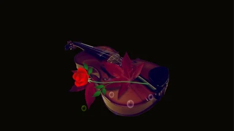 animation of guitar, musical instrument,... | Stock Video | Pond5