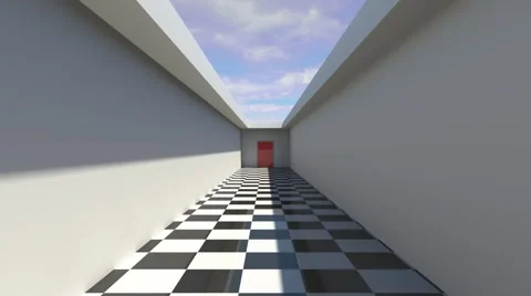 animation of a hallway | Stock Video | Pond5