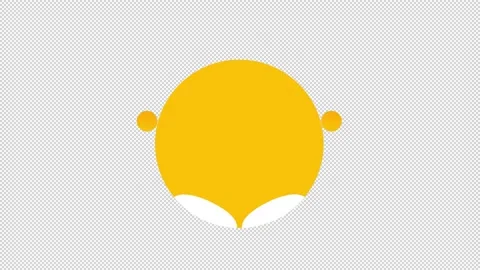 Animation of a happy spinning emoji isol... | Stock Video | Pond5