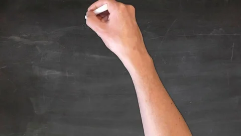 Animation Of Heart With Chalk On Black C... | Stock Video | Pond5