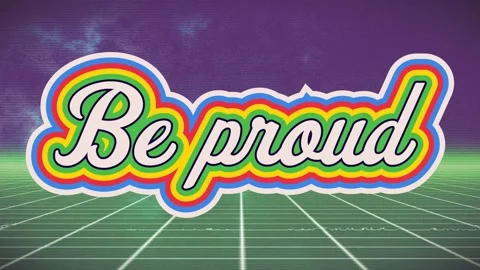 Animation of hello text in colourful let... | Stock Video | Pond5