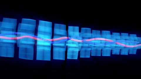 Animation of a holographic human spine o... | Stock Video | Pond5