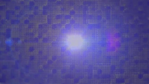 Animation of human brain and blue trails... | Stock Video | Pond5