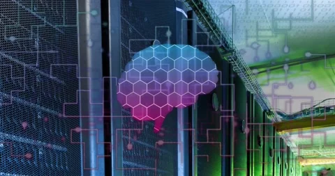 Animation of human brain, connections an... | Stock Video | Pond5