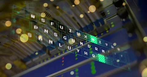 Animation of illuminated pattern moving ... | Stock Video | Pond5