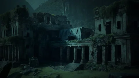 animation - Inca city ruins in mountains... | Stock Video | Pond5